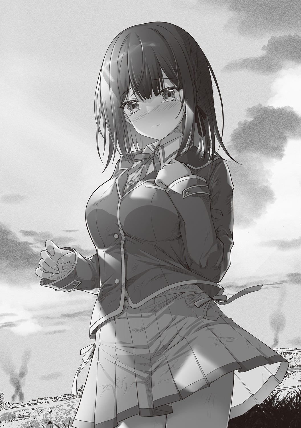 twinbox zombie sekai de ore wa saikyou dakedo kono ko ni wa katenai monochrome seifuku ...